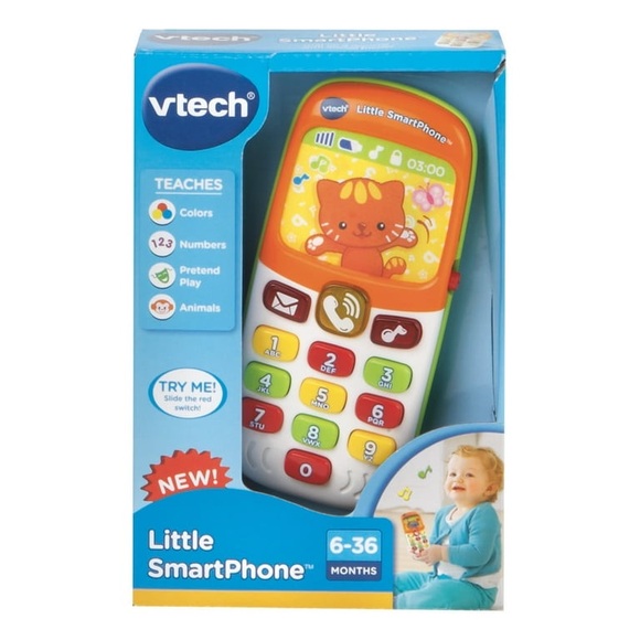 vtech | Toys | Vtech Little Smartphone Baby Toddler Electronic Toy 636m ...